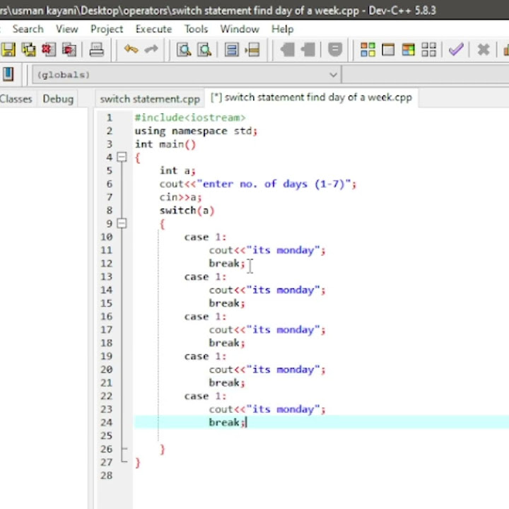 Mastering the Switch Statement in C++:A Complete Tutorial #c - YouTube