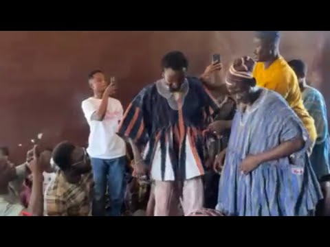 Black Sherif crowned Chief in Tamale with the title, ‘Nachin Naa’ - YouTube