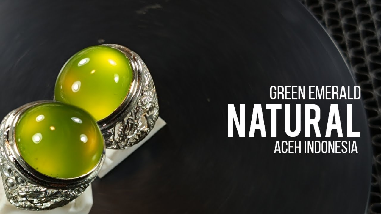 BATU AKIK GIOK ACEH GREEN EMERALD #gemstonejewelry#gemstonediscovery# ...