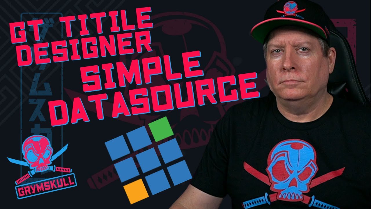 How to use the vMix Title Designer with a Data Source (Pro Series ...
