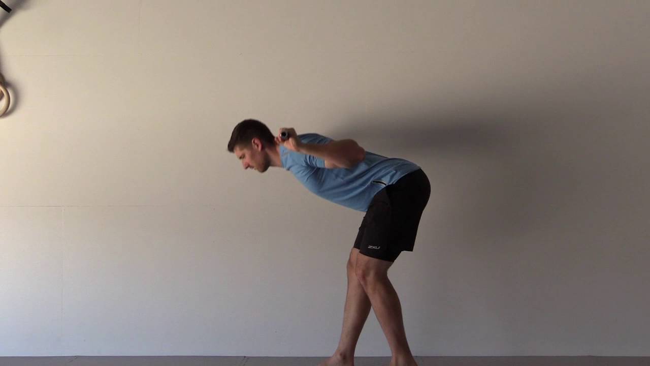 Split Stance Good Morning - YouTube