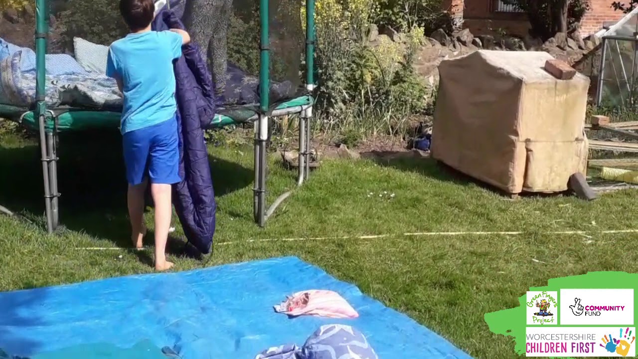 Campoline - Den on a trampoline! - YouTube