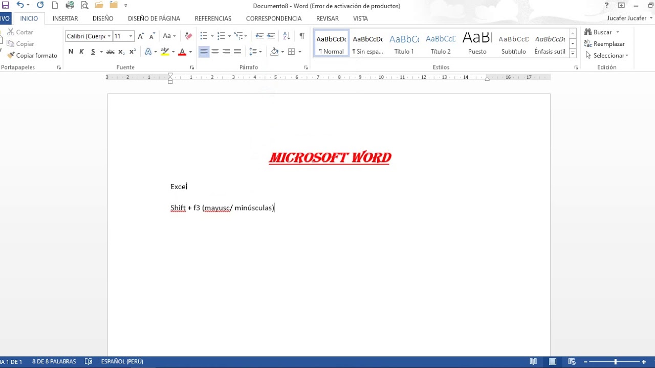 VIDEO WORD 1 - YouTube