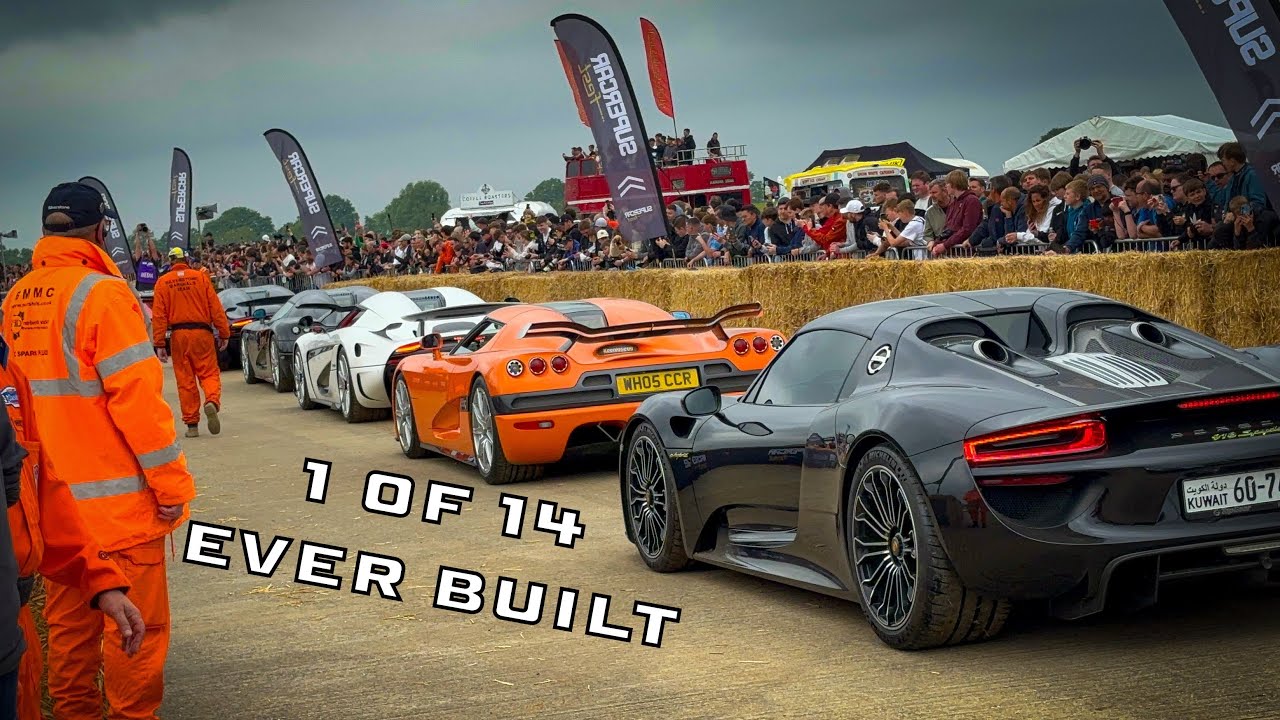 Koenigsegg CCR Revo Full Send Runs With £100,000,000 Of Hypercars ...