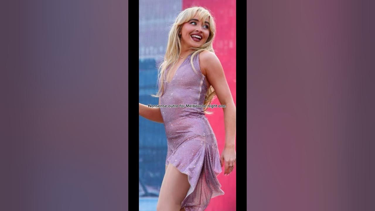 Sabrina Carpenter Eras Tour Melbourne Nonsense Outro Sabrinacarpenter