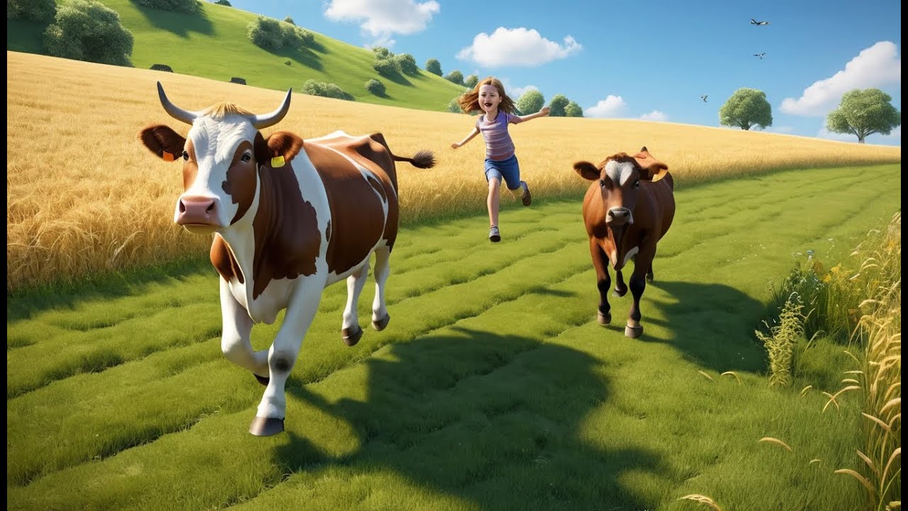 Moo Moo Brown Cow | Fun Nursery Rhyme for Kids | Sing-Along Song - YouTube