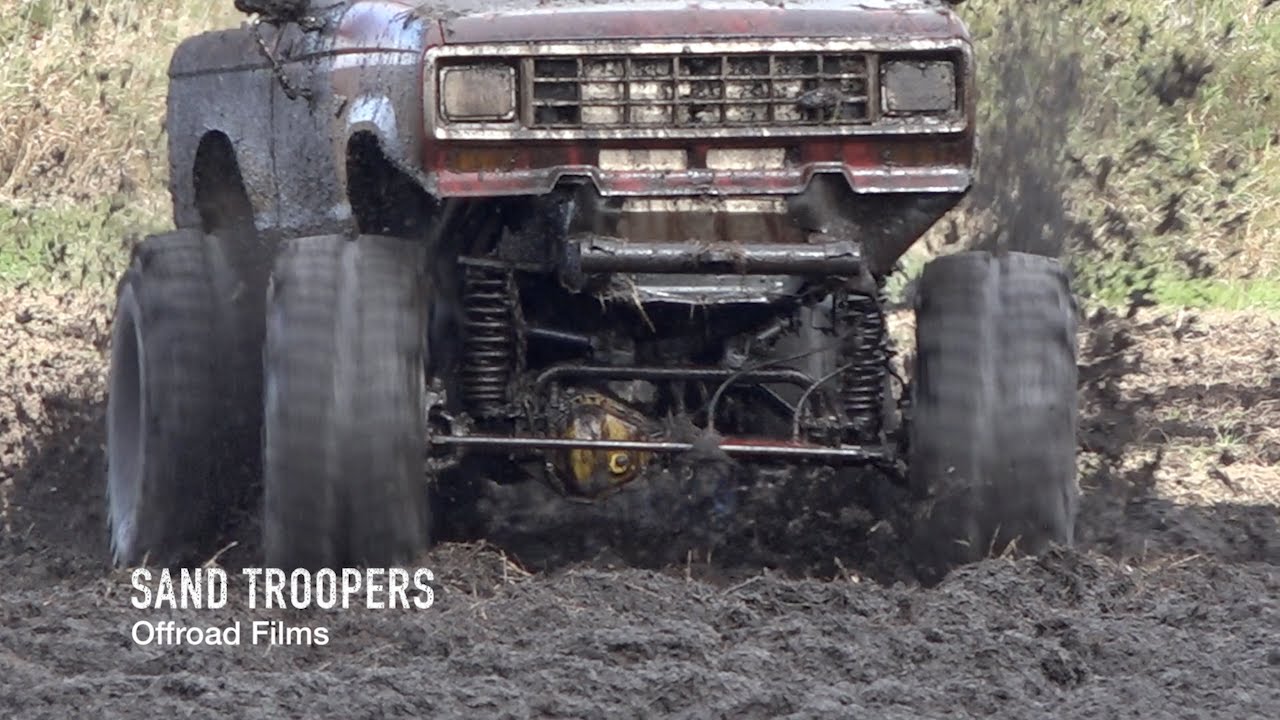 Burnt Orange FORD Ranger @ Town Rd MUD BOG - YouTube