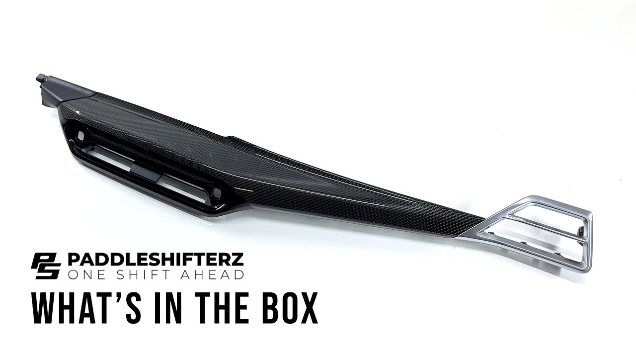 Unboxing OEM BMW LCI Carbon fiber dashboard trim LHD – 51459633604 ...