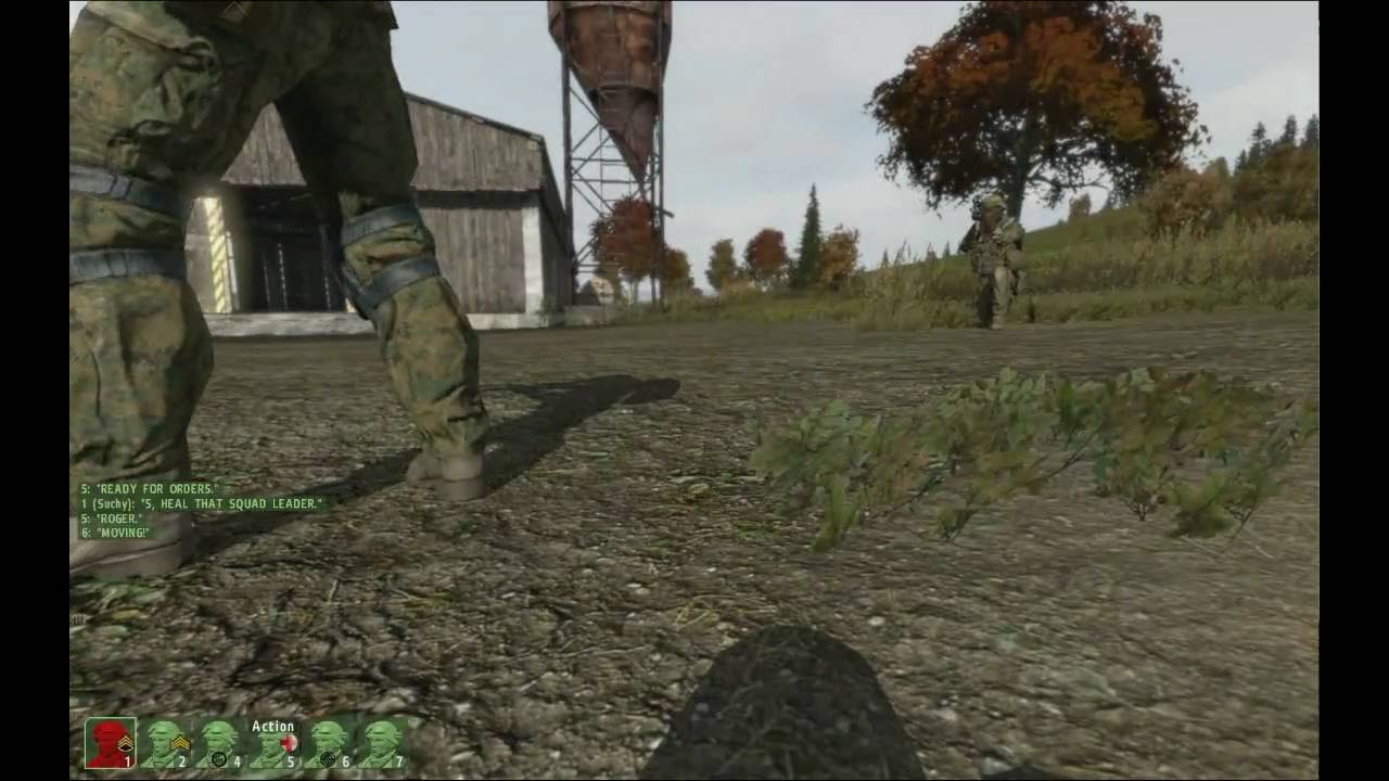 Arma2 - custom mission with TrackIR and speech recognition - YouTube