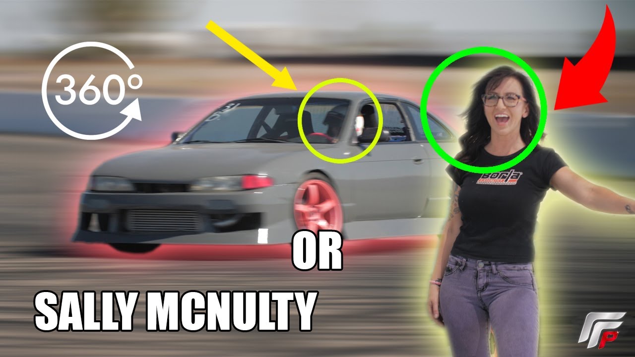 Sally McNulty drifts her 1995 Nissan 240sx at Wild Horse Pass - YouTube