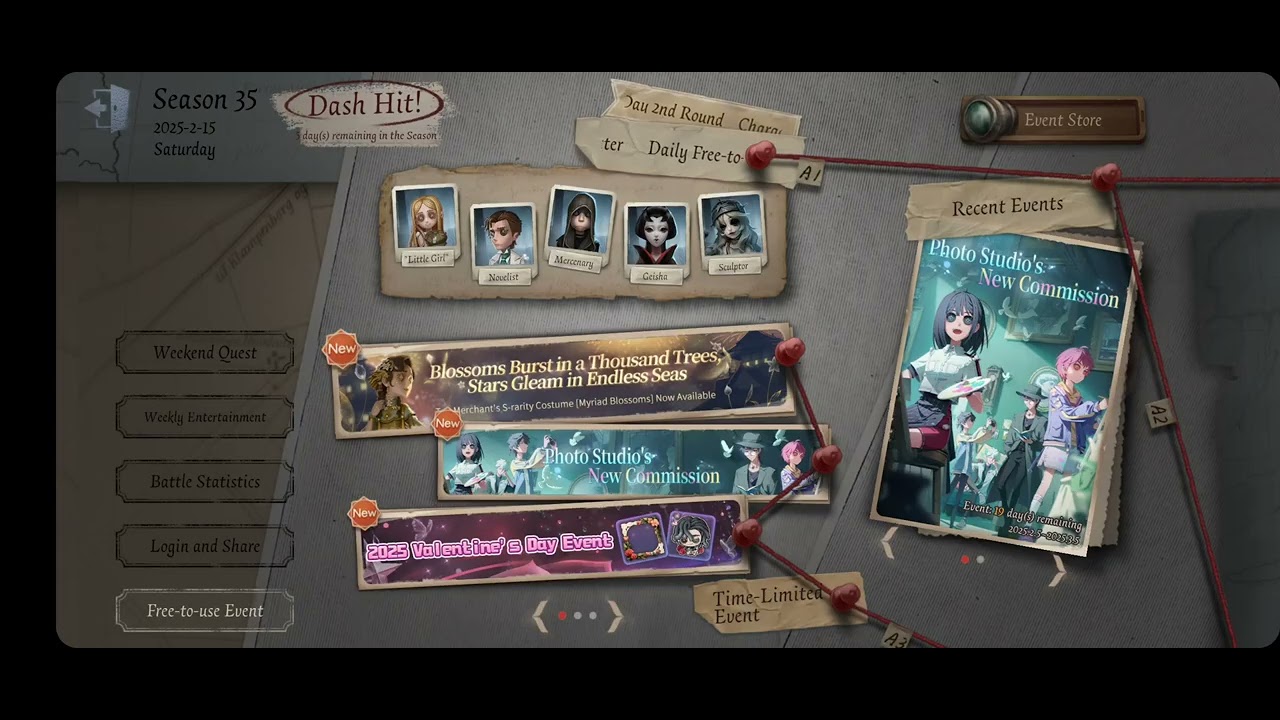 Link Click Crossover II & 2025 Valentine's Day Event | Identity V - YouTube