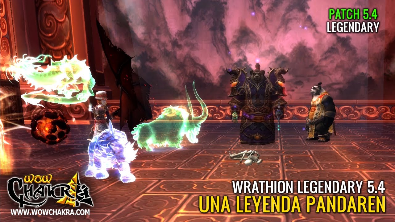 Una Leyenda Pandaren - Wrathion Legendary Cloak Event .ES - YouTube