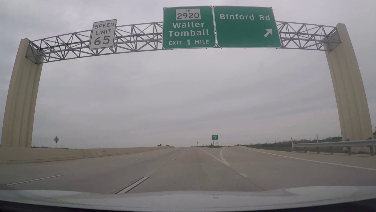 Driving on US 290 West - YouTube