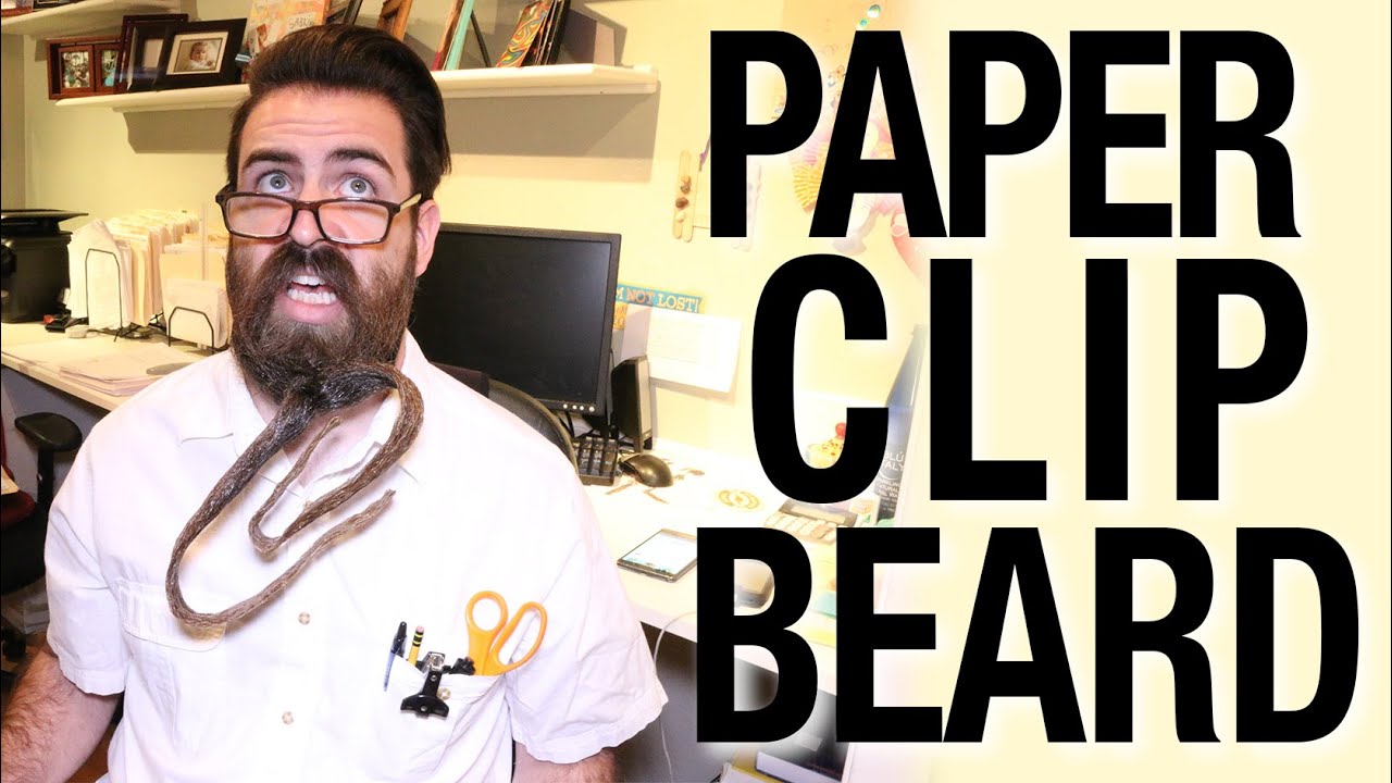 Paperclip Beard - A How-To Time Lapse Video - YouTube