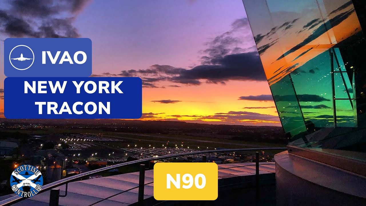 IVAO | N90 | New York TRACON ATC - YouTube