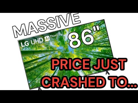 86" LG 4K UHD smart tv 86UQ8000 price just hit rock bottom 👌 - YouTube