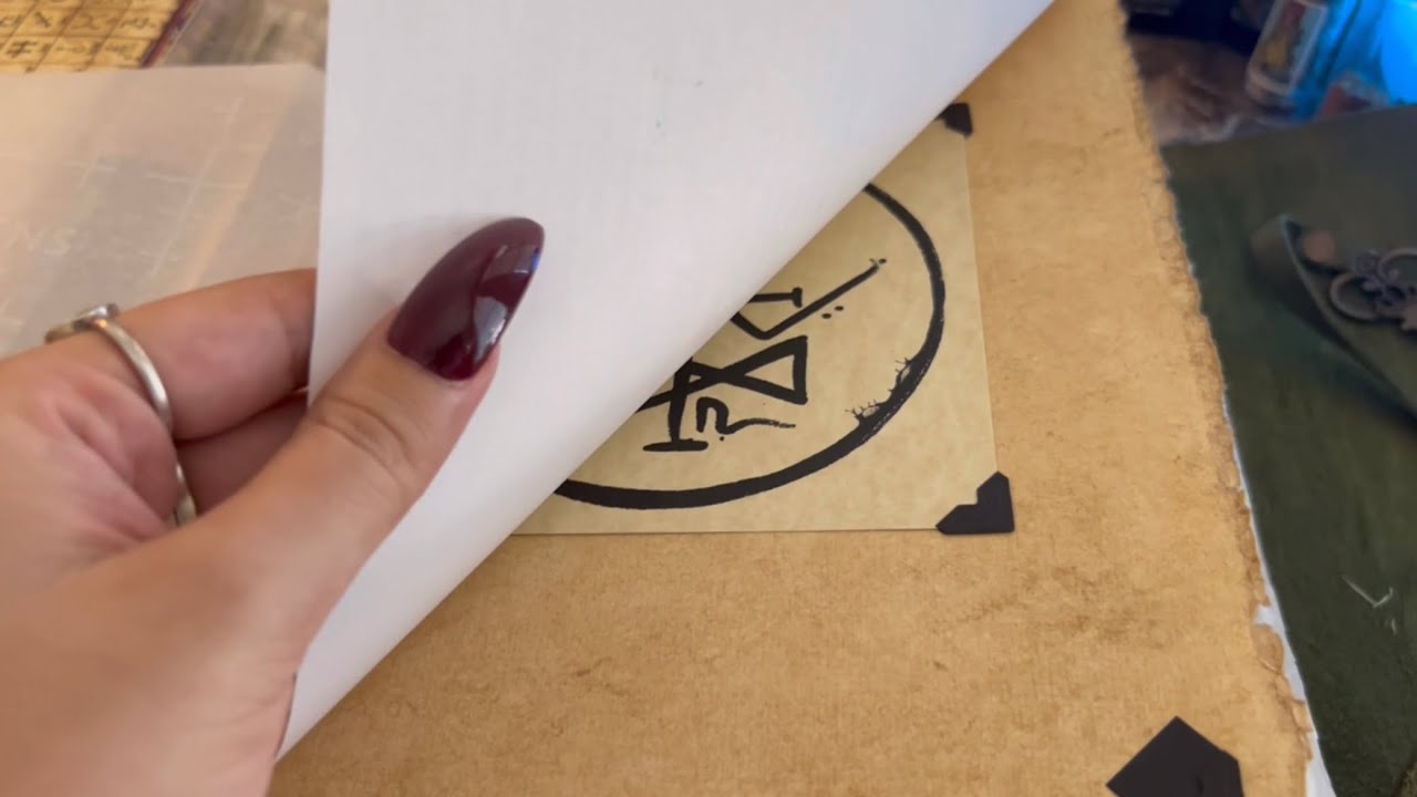 Working on my 8x10 Grimoire/BOS & Flip-Through of progress so far! 📖 💜 ...