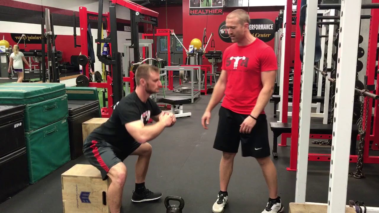 How To Teach a Box Squat w/Progressions! - YouTube