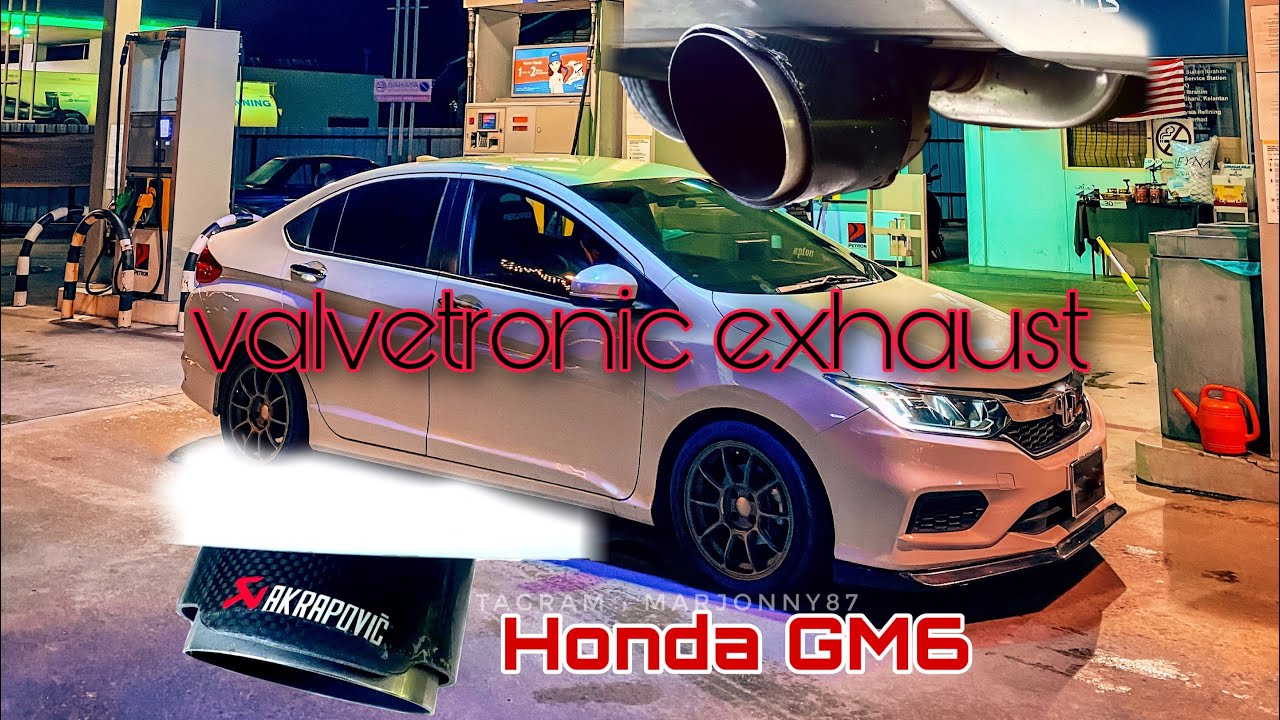 Honda City GM6 - valvetronic exhaust - max racing downpipe -bullet ...