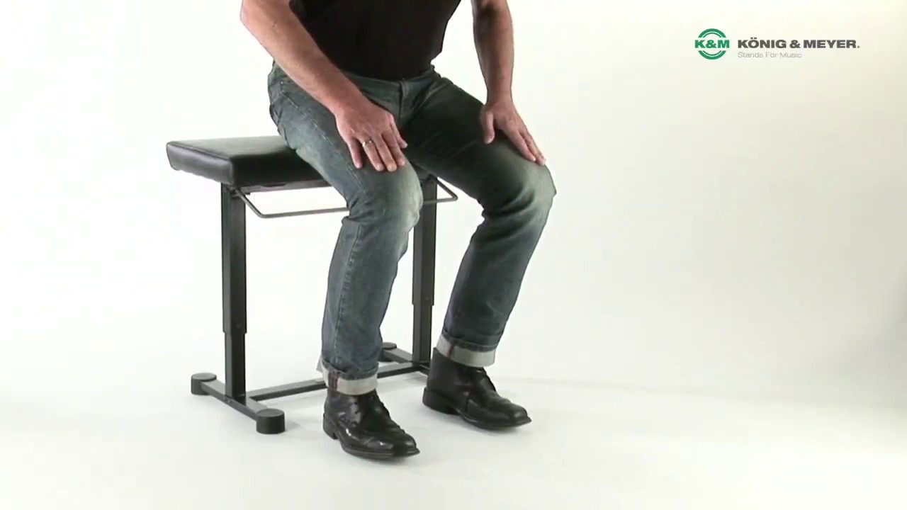 Piano bench "Uplift" König and Meyer 14080 - YouTube