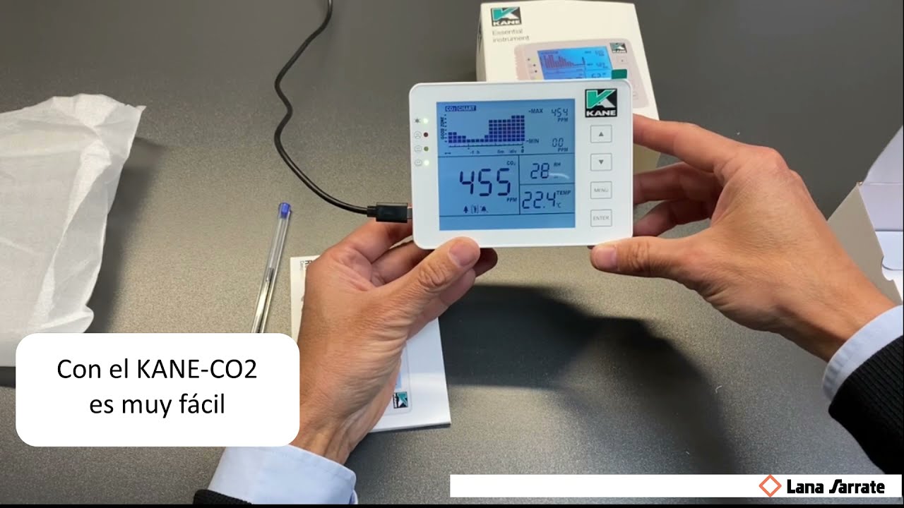 Detector de CO2: KANE-CO2 unboxing - YouTube