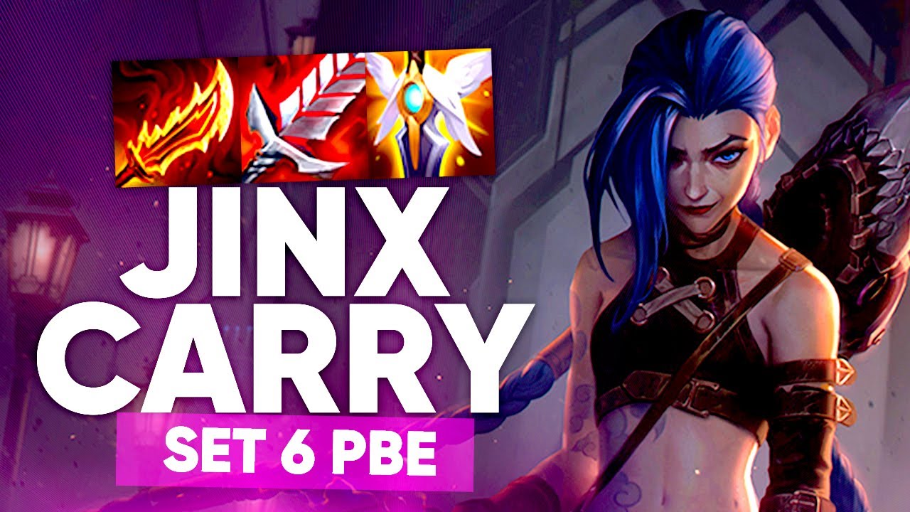 LA NOUVELLE JINX HYPER CARRY DU SET 6 ! TFT Guide Teamfight Tactics ...