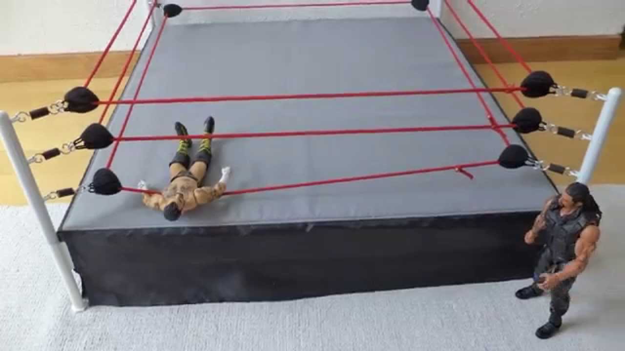 WWE Leaping basement dropkick - YouTube