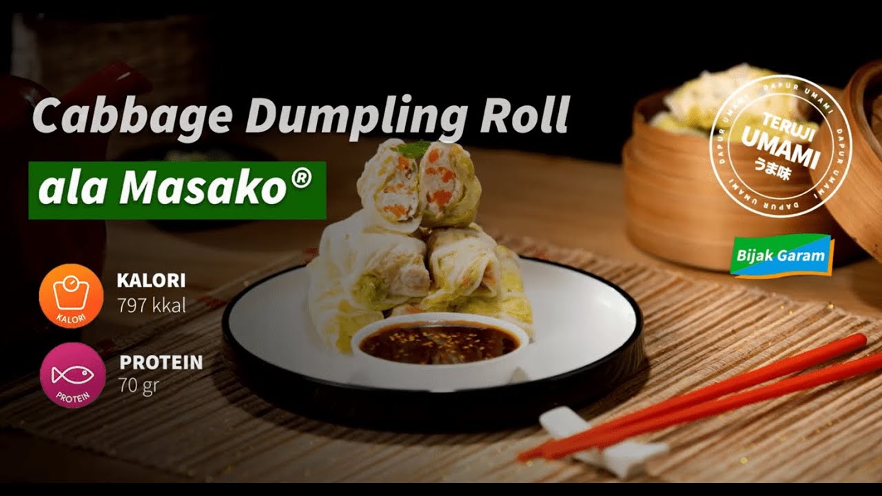 Cabbage Dumpling Roll ala Masako® - YouTube