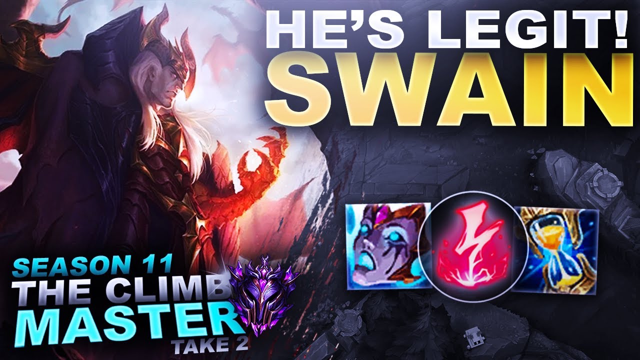 SWAIN SUPPORT IS LEGIT - Climb to Master S11 | League of Legends - YouTube