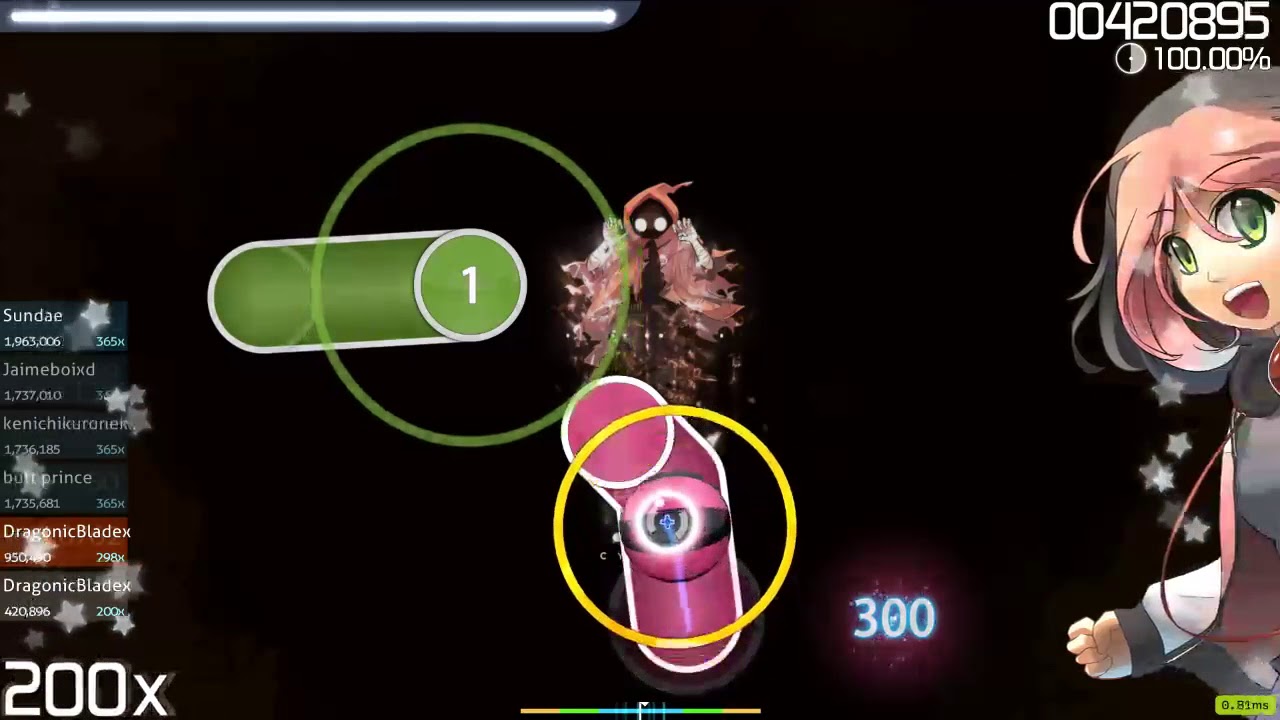 Osu! | Moonlight Sonata| Perfect! (Easy difficulty) - YouTube