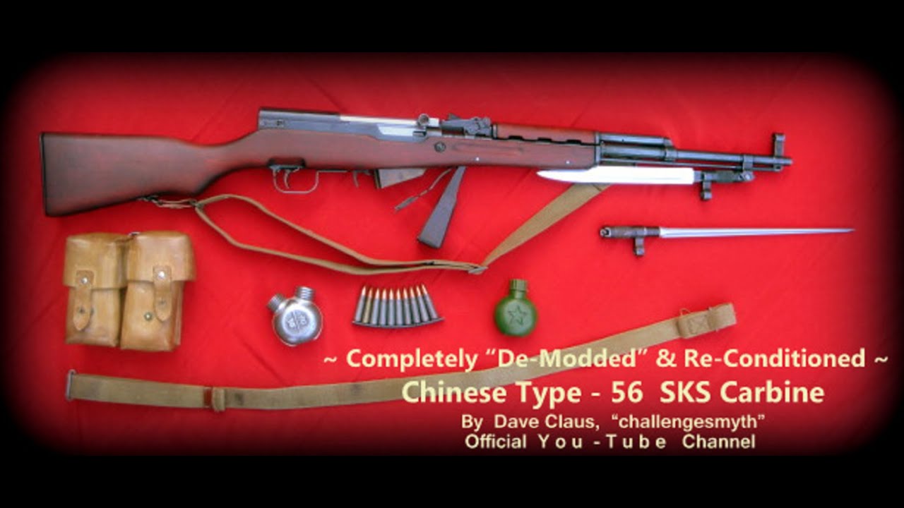 SKS Carbine ~ Full De-Mod / Complete Recondition - YouTube
