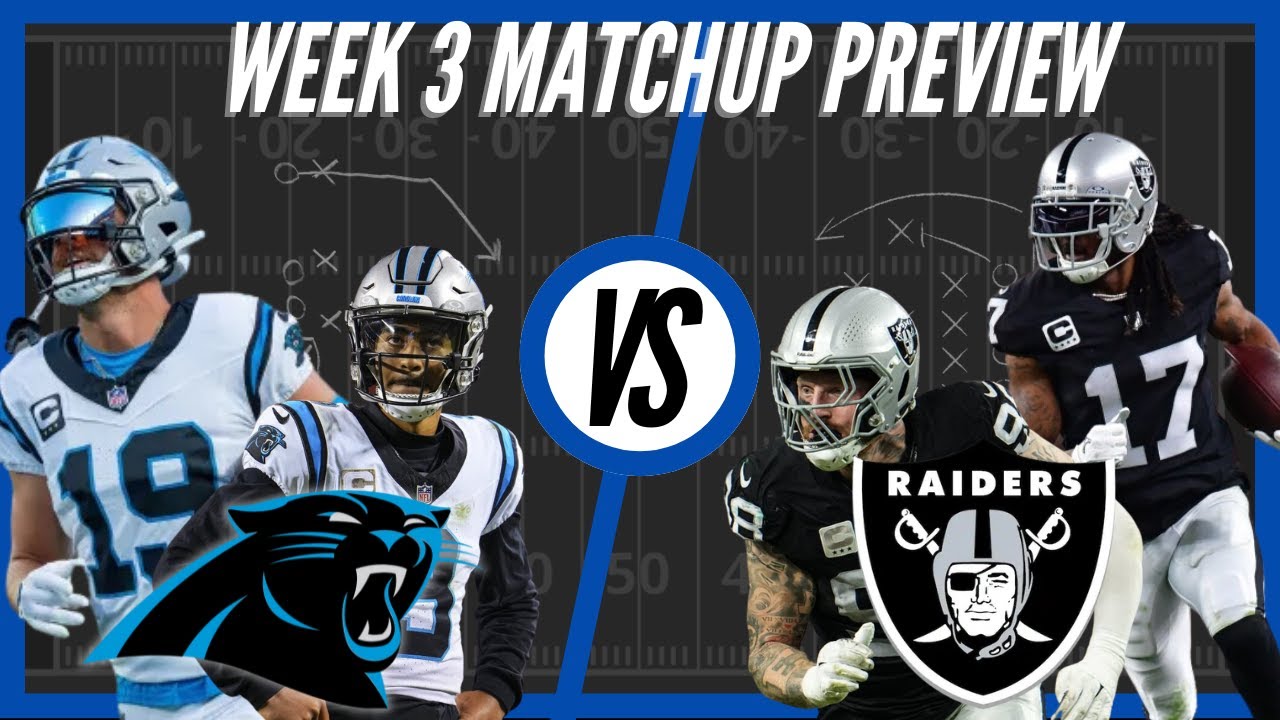 Carolina Panthers vs Las Vegas Raiders | Week 3 Preview - YouTube