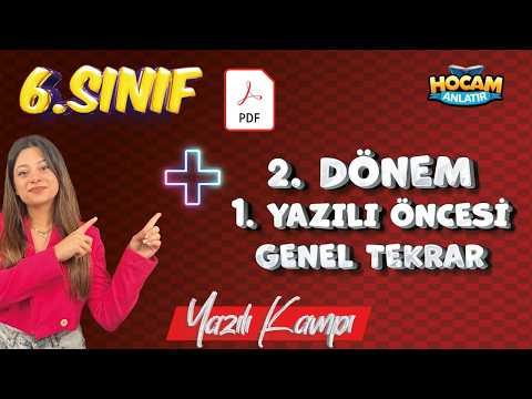 6. Sınıf Sosyal Bilgiler | 2. Dönem 1. Yazılı Genel Tekrar