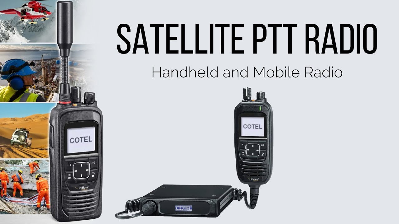 Introducing the Cotel Satellite PTT Radio Series - Cotel Telecom - YouTube