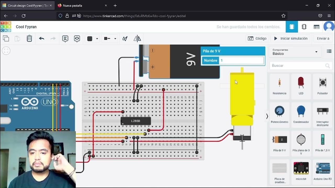 Explicando la conexión del puente H con Arduino - YouTube