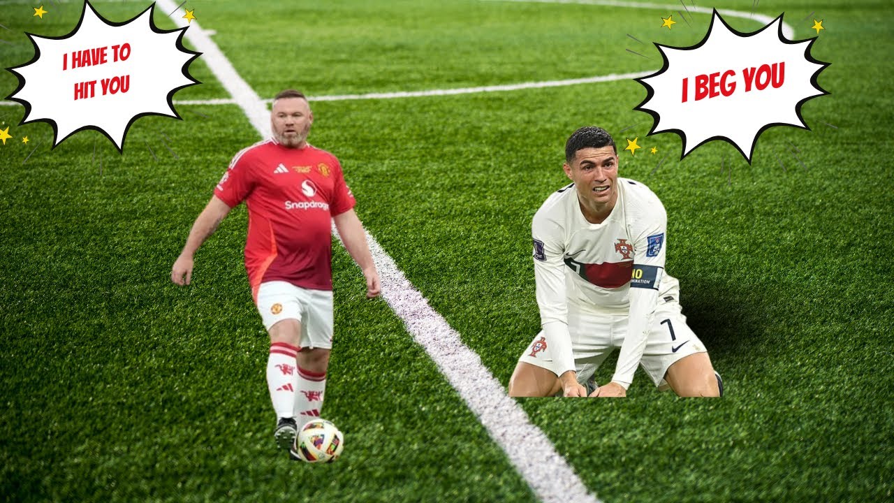 WAYNE ROONEY : '' Ronaldo had to cry and beg me '' - YouTube