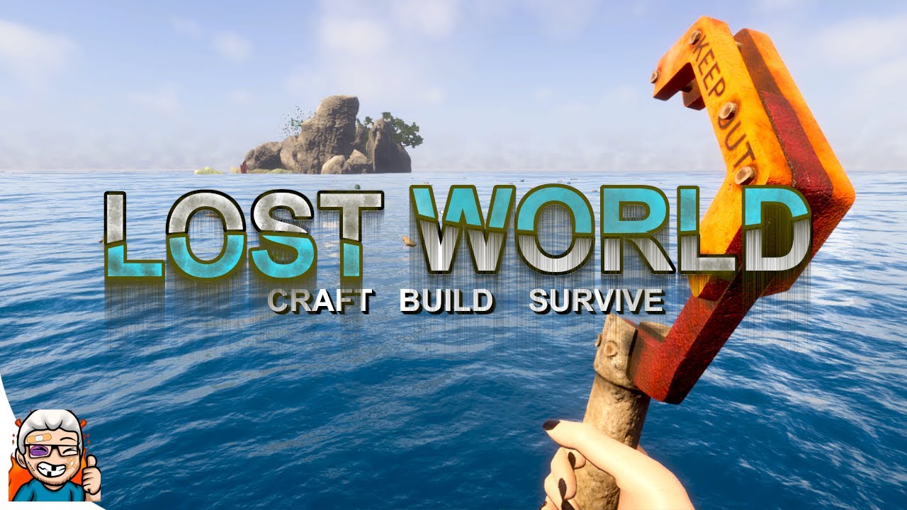 LOST WORLD | Open World CRAFT & BUILD Survival im Ozean ... Hoppla ein ...