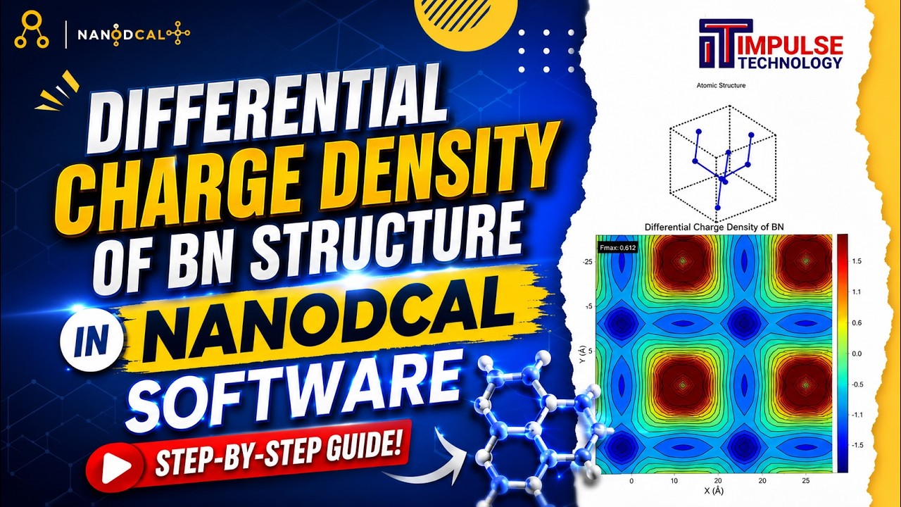 Differential Charge Density Using Nanodcal Software - YouTube