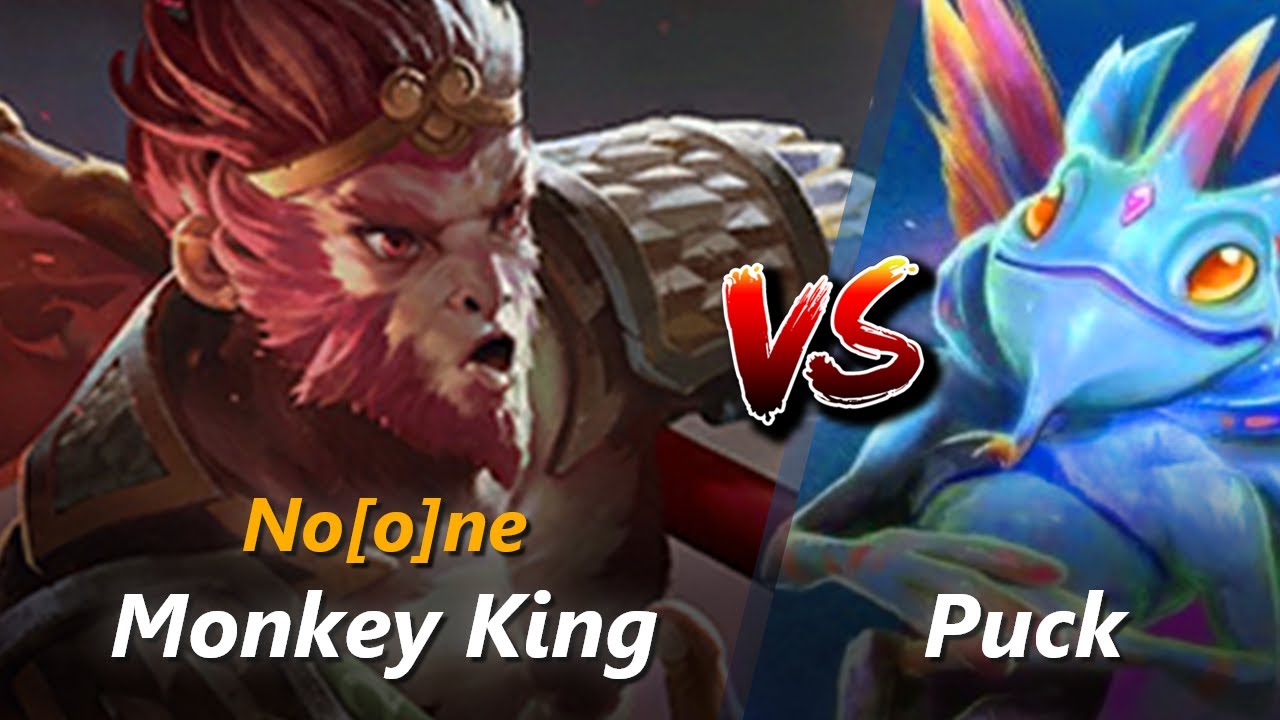 How to Monkey King mid vs Puck (feat. No[o]ne) | First 10 minutes - YouTube