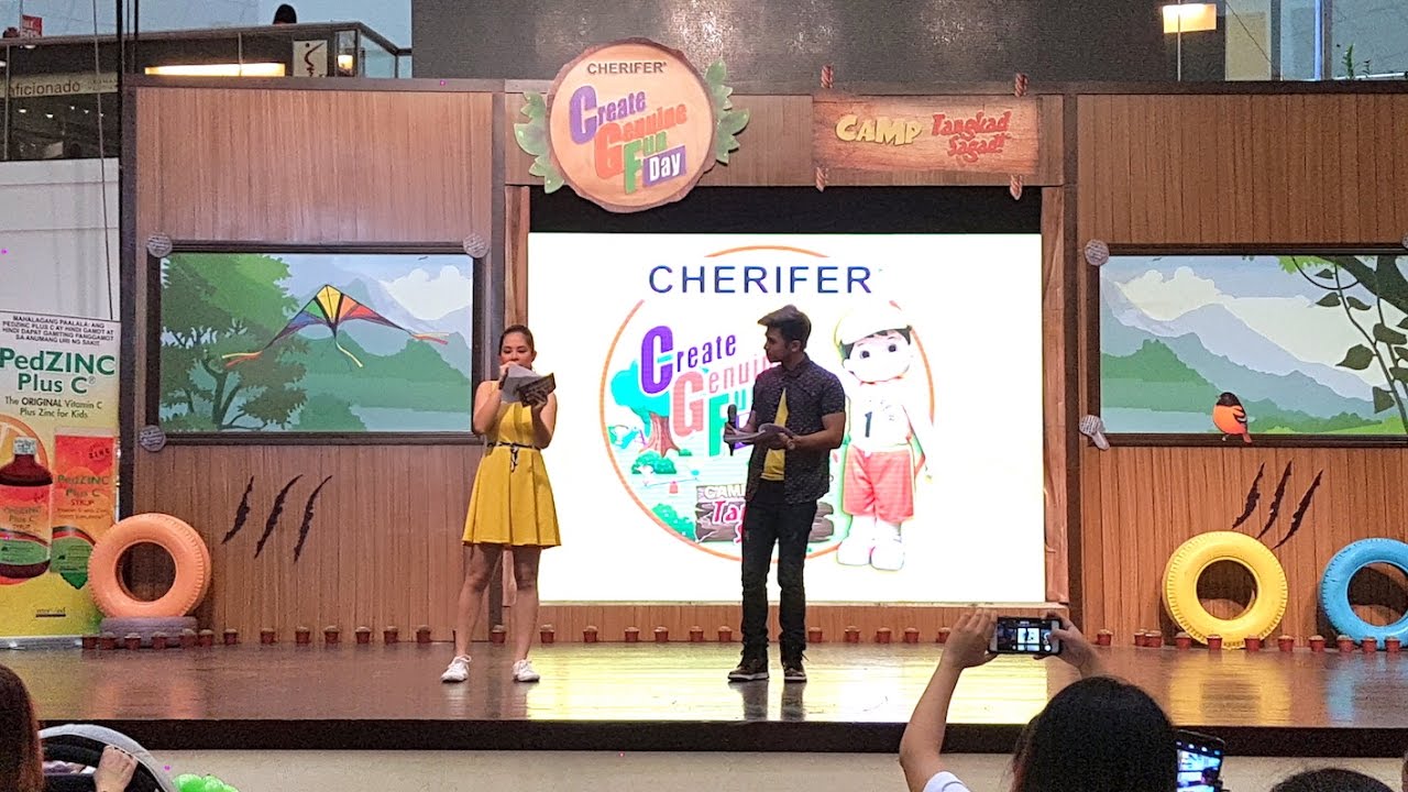 Marylaine Viernes hosts for Cherifer Camp Tangkad Sagad at Glorietta ...