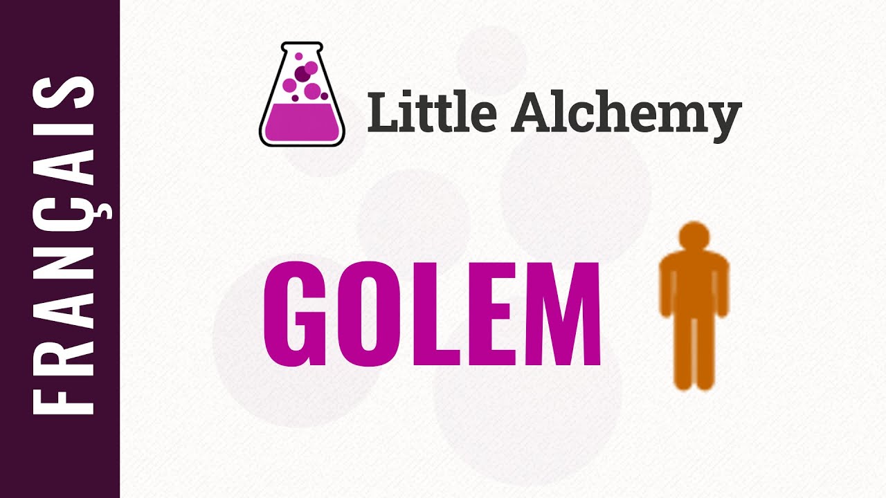 Comment faire un GOLEM dans Little Alchemy - YouTube