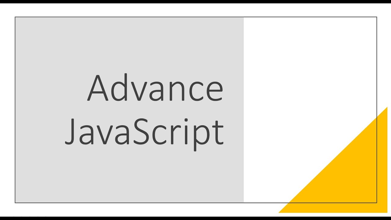 Advance Javascript Es6 Hindi Youtube