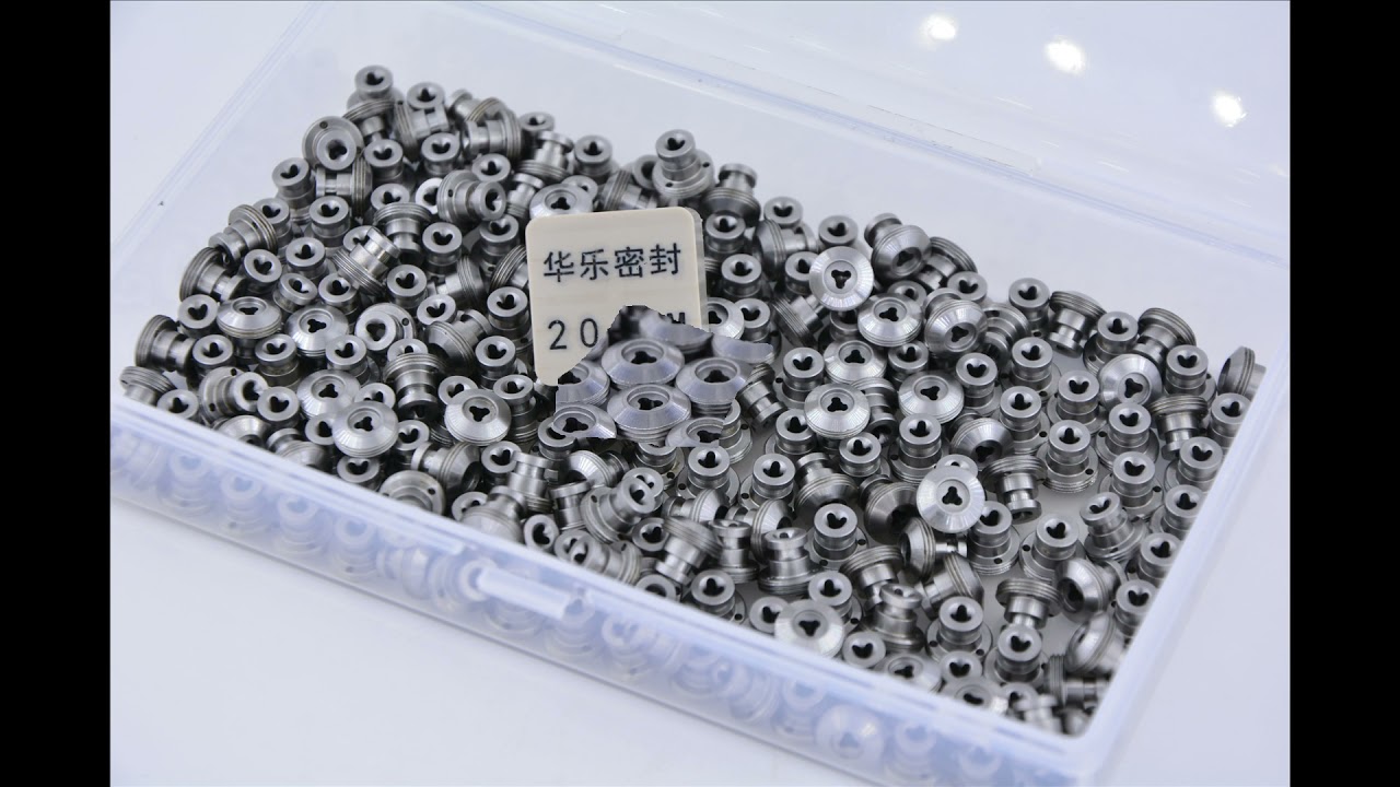 Stainless Steel Tappet Guidance for Vermes MDS Piezo Valve - YouTube