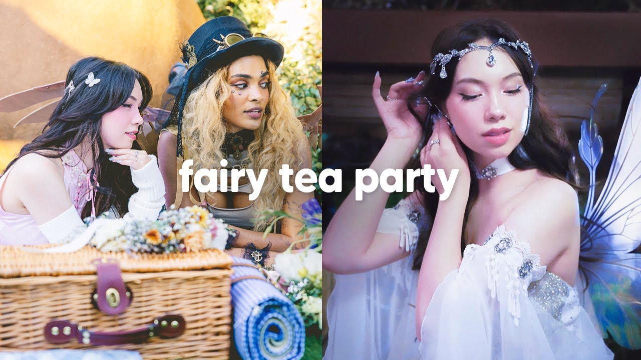 i hosted the fairy tea party of my dreams - YouTube