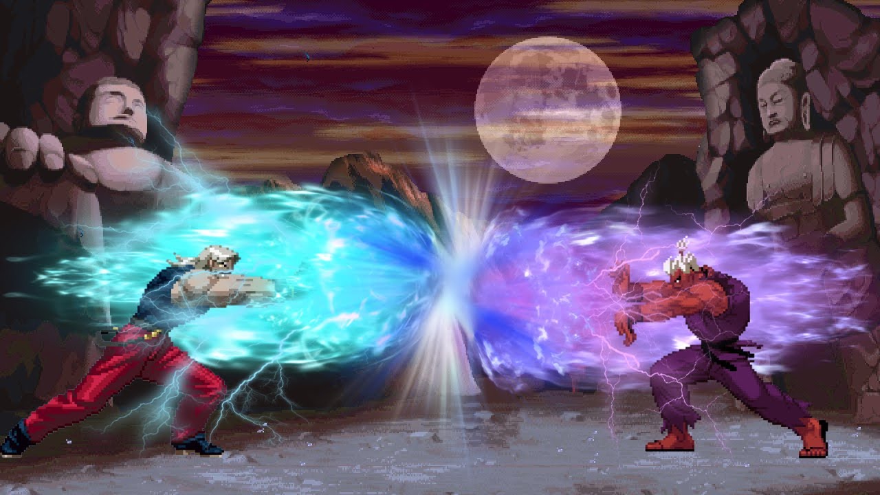 Shin Akuma Vs Omega Rugal 98 - Boss Battle - Super Street Fighter 2 ...