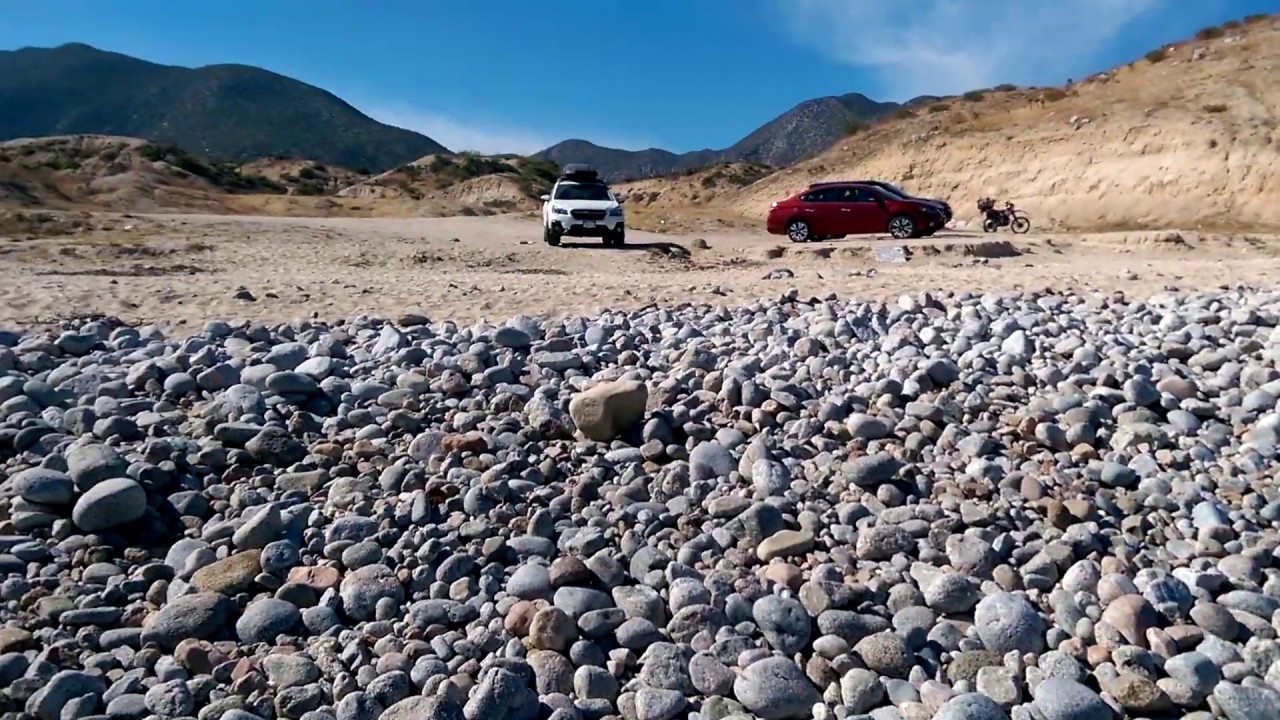 Hot Springs in El Sargento beach, Baja California Sur, Mexico - YouTube