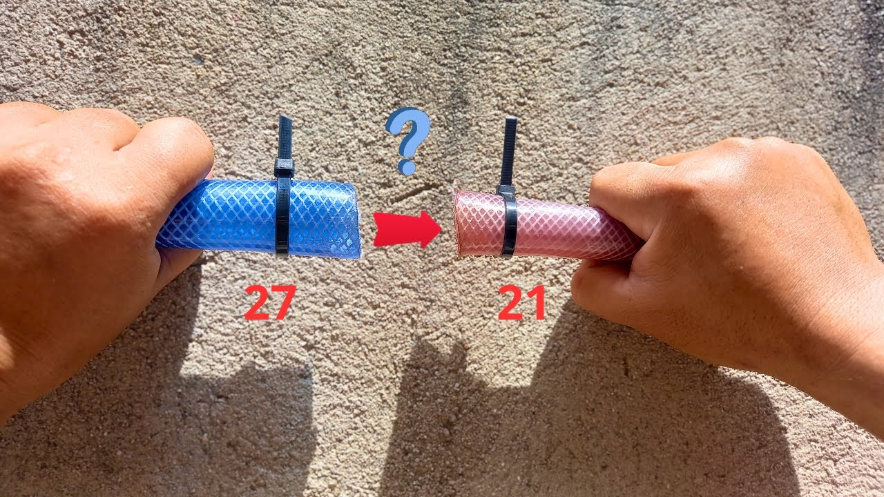 DIY_ How to connect two hoses of different sizes _ BHK_DIY At Home ...