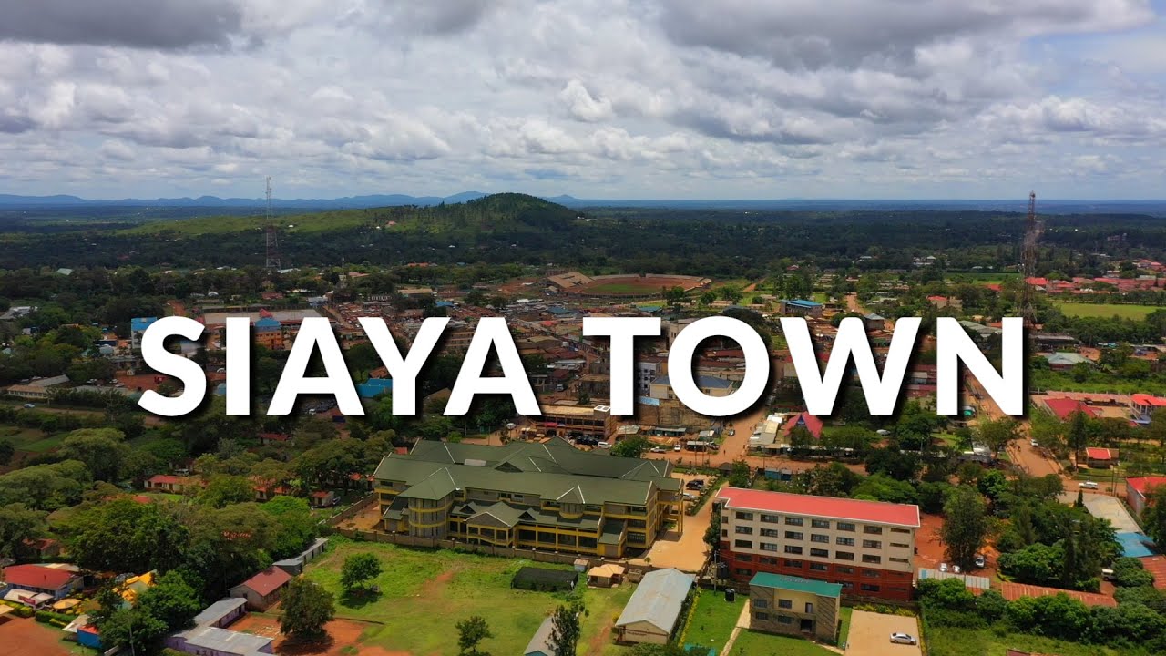 SIAYA TOWN: DRONE FOOTAGE - YouTube