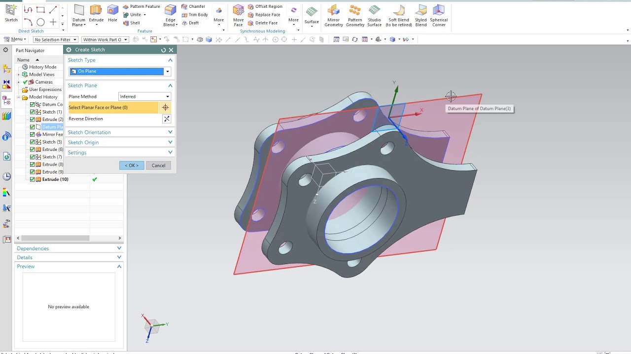 MASTER ROD CREATION USING NX CAD | NX CAD SOFTWARE | BEGINNERS ...