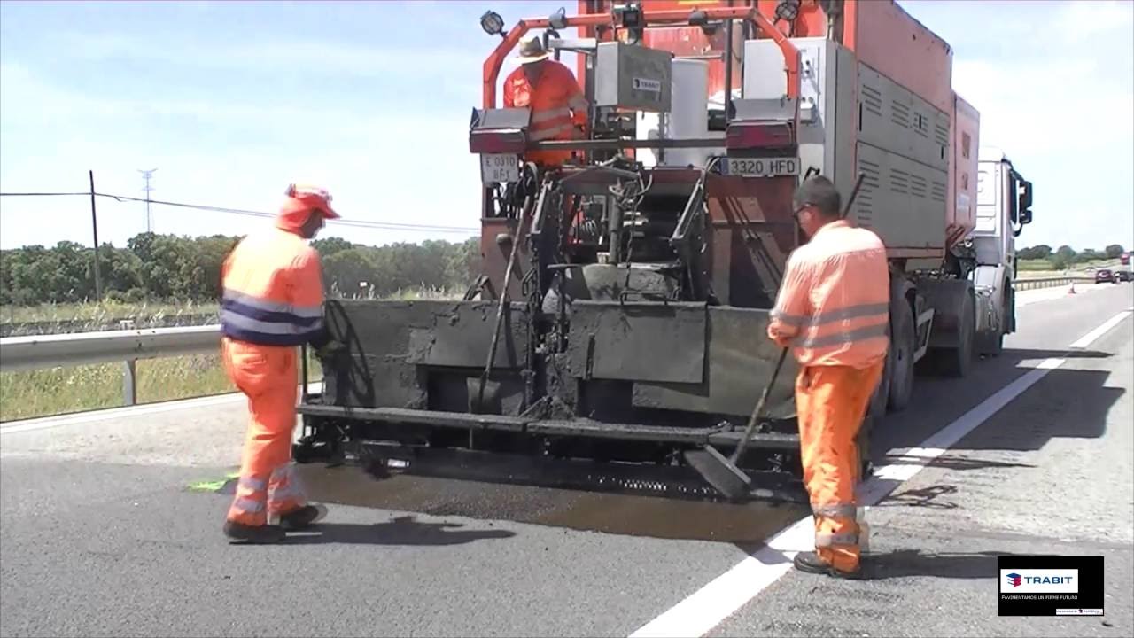 Microaglomerado en frío (slurry / lechada bituminosa). Puesta en obra ...